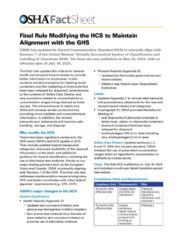 Printable Osha Standards